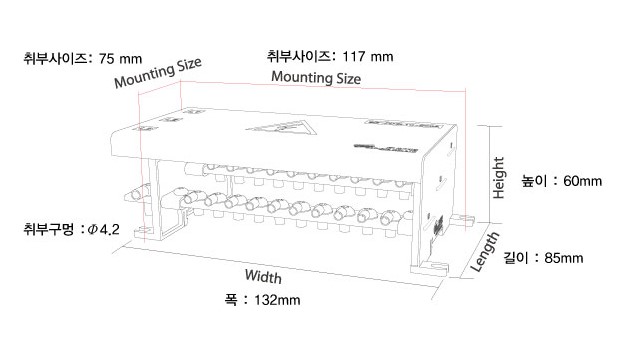 여기에마켓 제품 :: 전원분배기3L SG-PD3L06-100A(6P)