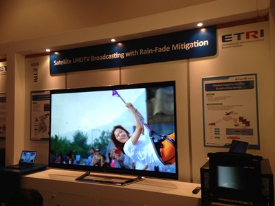 ETRI-KT스카이라이프, IBC서 위성 UHD 방송서비스 큰 호응 :: Today - 여기에뉴스