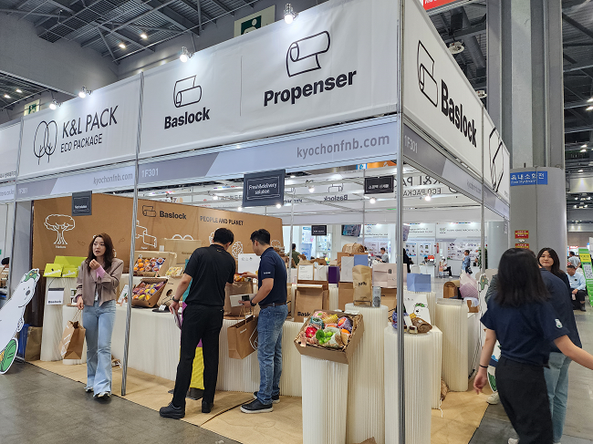 [Korea Pack 2024] 교촌에프엔비 자회사 케이앤엘팩, 친환경 농산물 팩킹 솔루션 제시 :: 산업뉴스 여기에