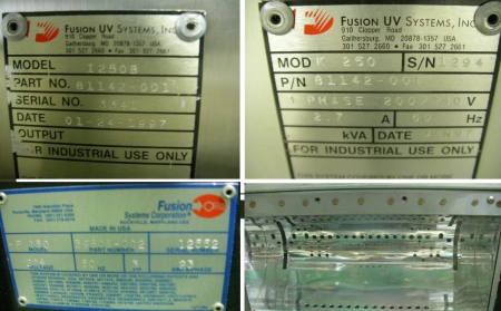 2350/ FUSION UV (미국), 무전극 램프 - 여기에 산업플라자