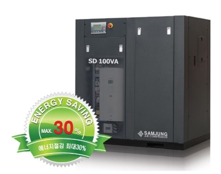 SDVA시리즈 인버터 스크류콤프레샤, 삼정테크콤프레샤 - 여기에 산업플라자