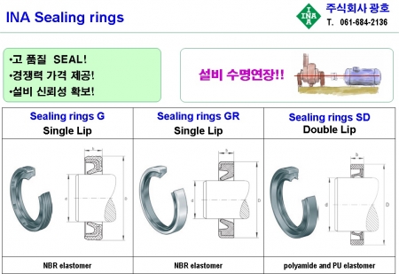 Sealing Ring _ Seal _ INA - 여기에 산업플라자