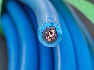 TFR-CV 6SQ*1C 청색 (트레이 가교폴리에틸렌절연 전선) - 금강케이블 - 여기에 산업플라자